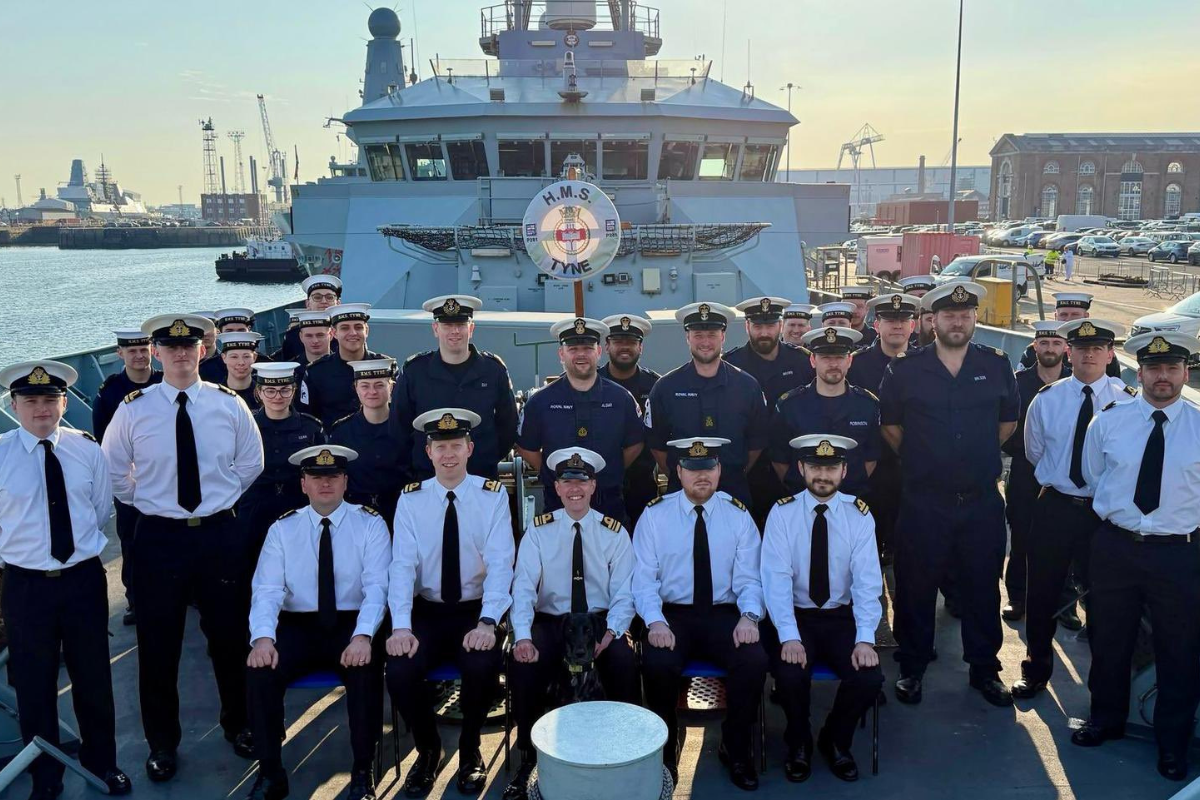Royal Navy: Relentless HMS Tyne enters "maintenance" for six months ...