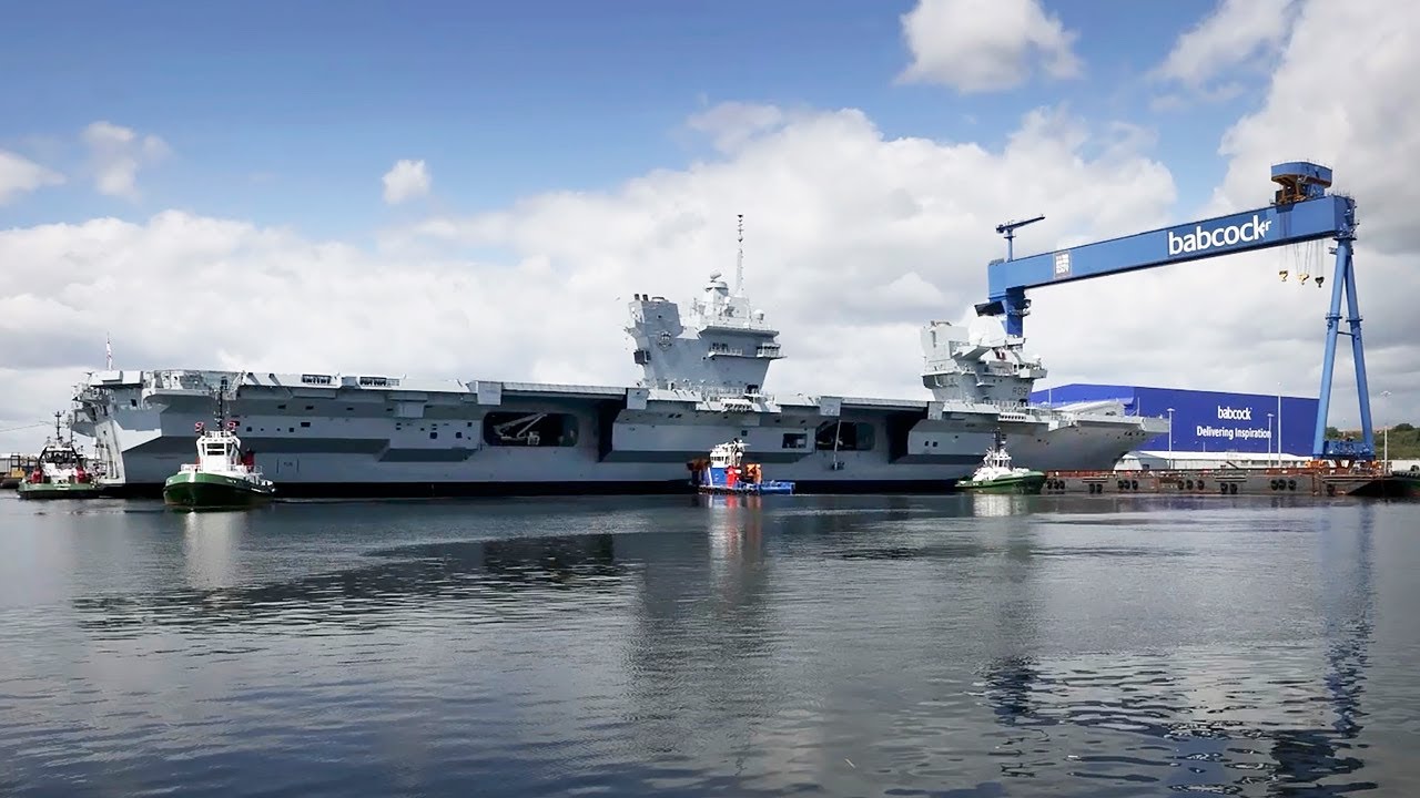 Through the Eye of a Needle – HMS Prince of Wales Departs Rosyth