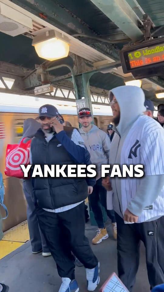 New York Yankees Fans RIDE Vintage Train