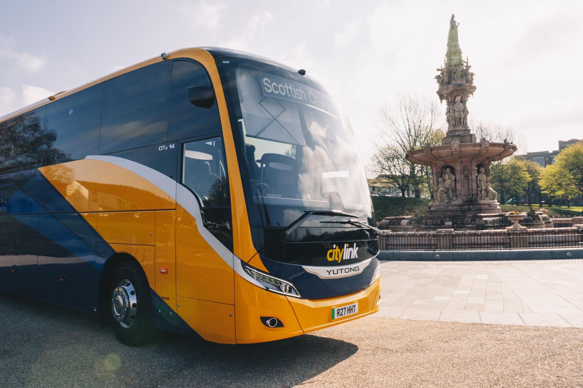 Scottish Citylink launches new electric coaches