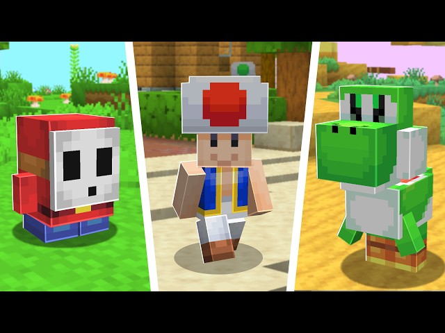 a mod that remakes mario in minecraft