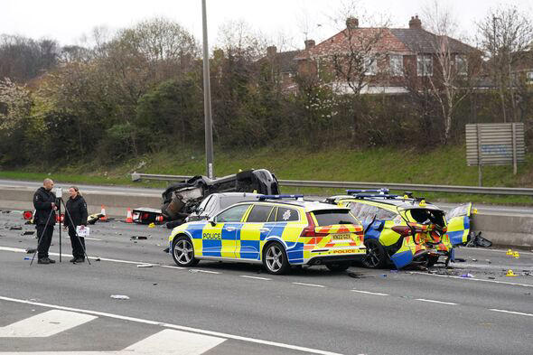 Northumbria Police issue statement on A1 crash involving multiple cop cars