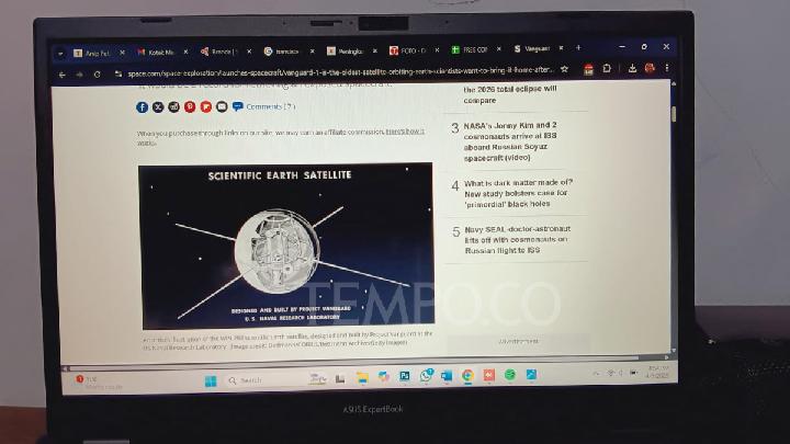 Satelit Tertua Vanguard 1 Diusulkan Pulang ke Bumi Setelah Mengorbit 67 Tahun
