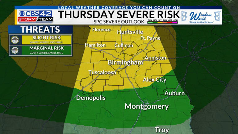 Strong Storms Return Thursday