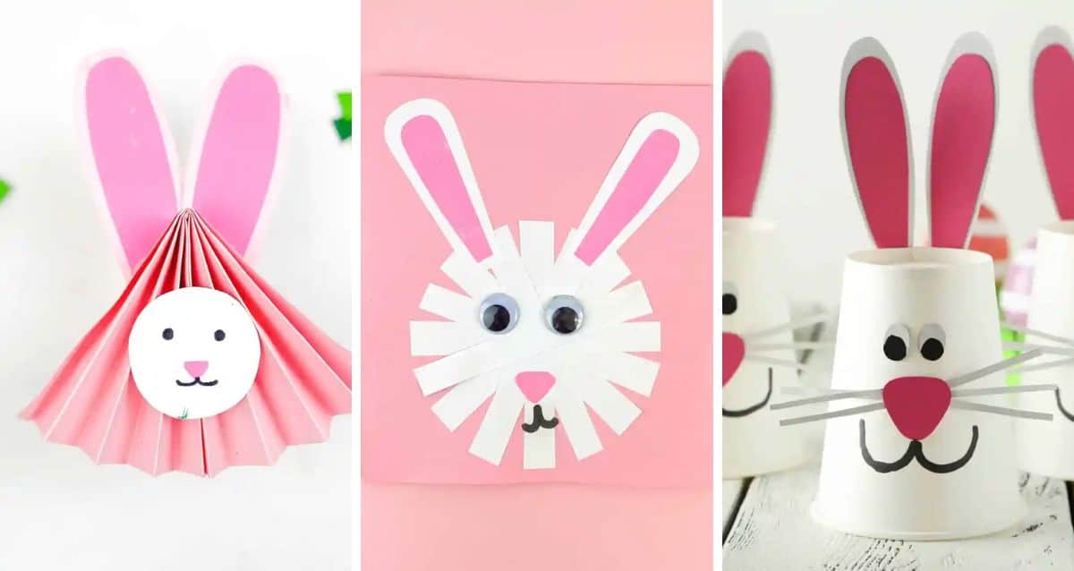 22 Adorable Bunny Crafts For Kids