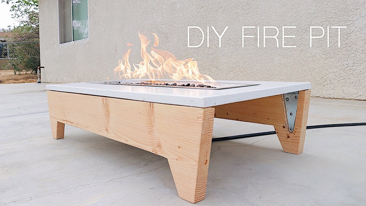 How to Build a Portable Concrete Fire Pit Table