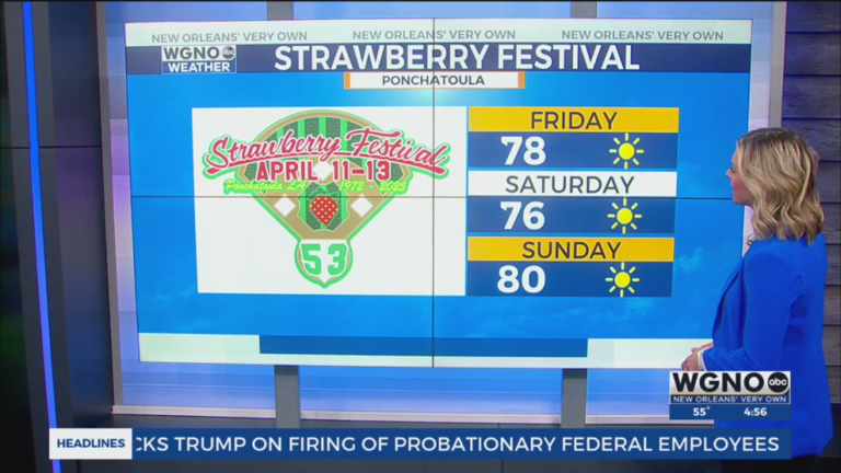 Perfect weekend forecast