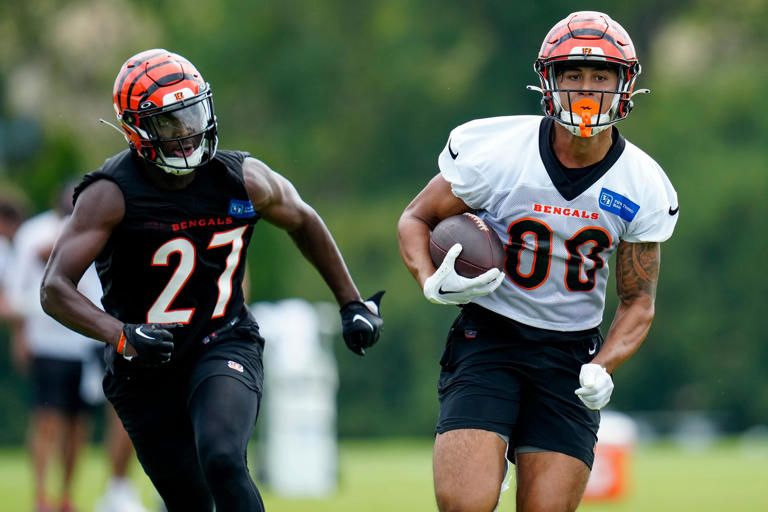 Bengals WR Andrei Iosivas packed on muscle this offseason
