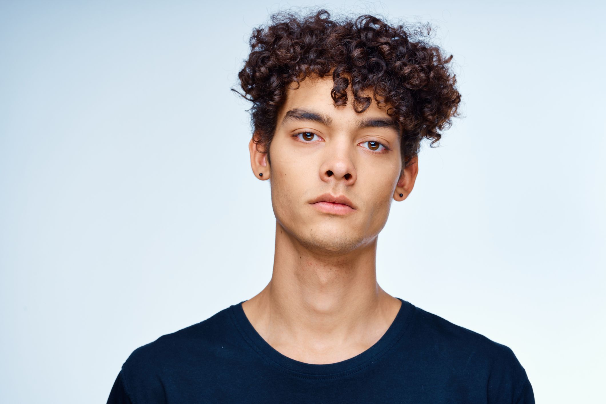 Common curly hair styles for men