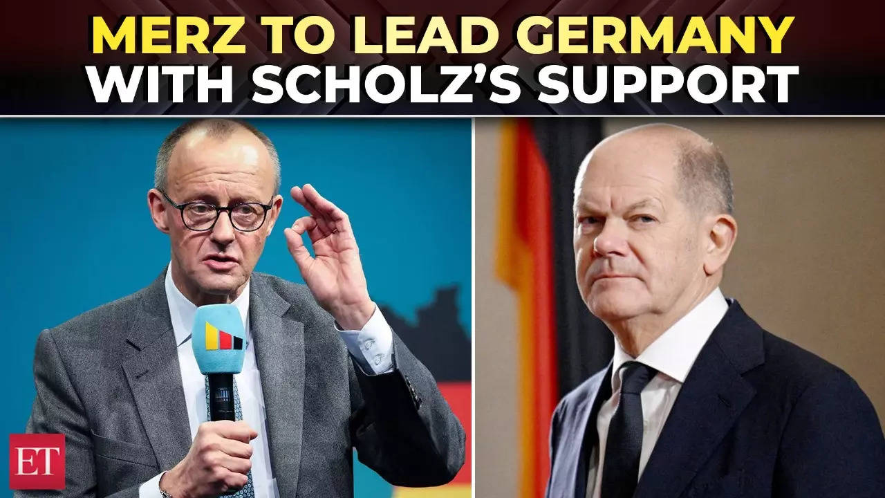 German elections: Friedrich Merz strikes deal with Olaf Scholz's SPD to ...