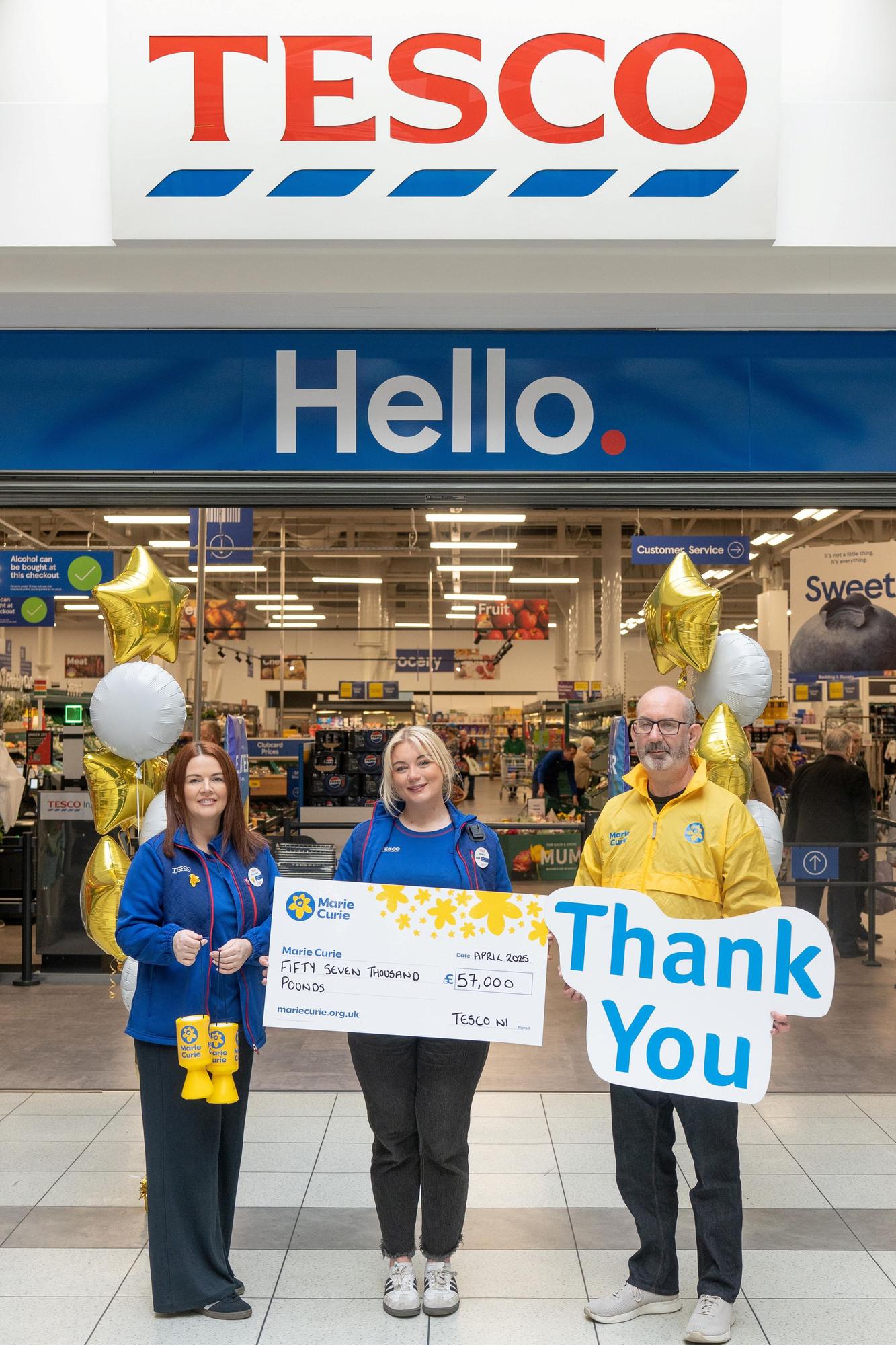 Tesco NI customers raise £57,000 for Marie Curie in one weekend