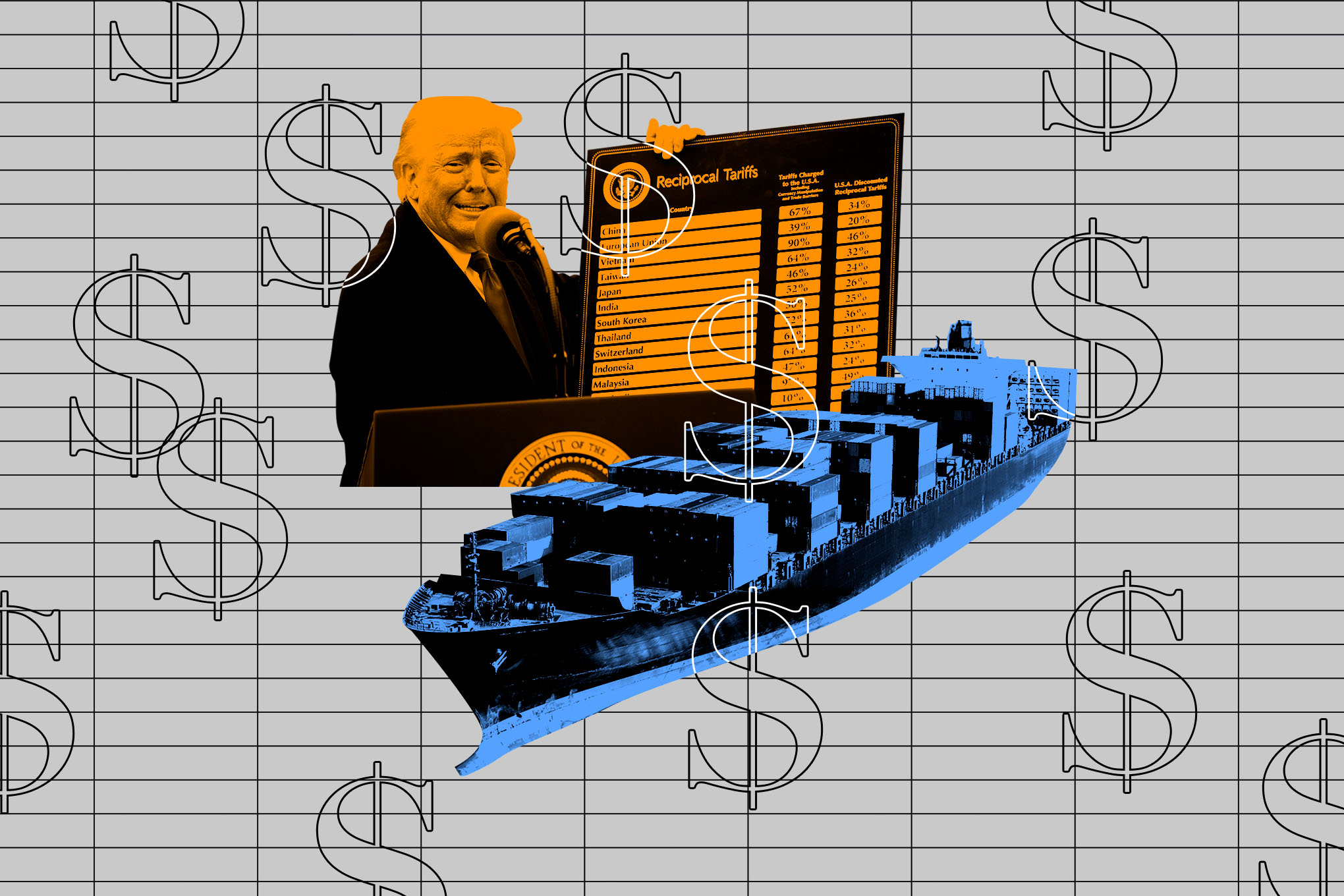 Trump announces a ’90-day pause’ on tariffs outside of China