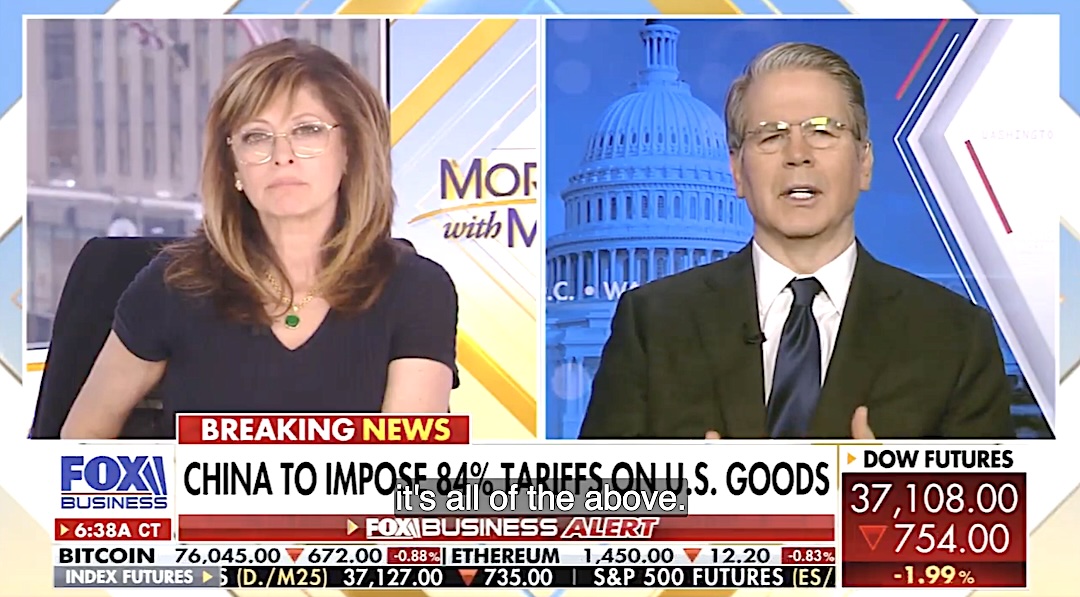 "Why tariffs?" Even Trump's own secretary of treasury draws a blank (video)