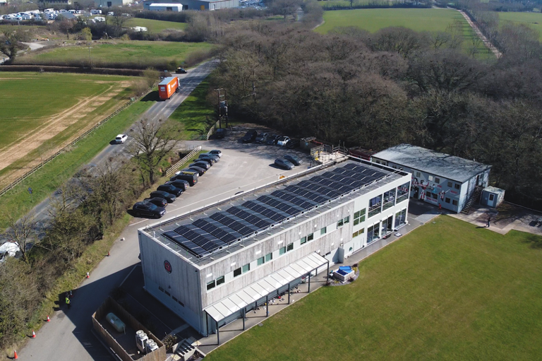 Exeter City FC scores a green goal with new solar power transformation