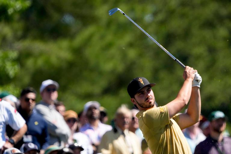 Where did the amateurs in the 2025 Masters go to college?