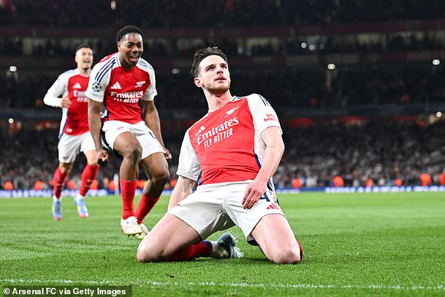 Champions League icon claims Declan Rice's two free-kicks against Real ...