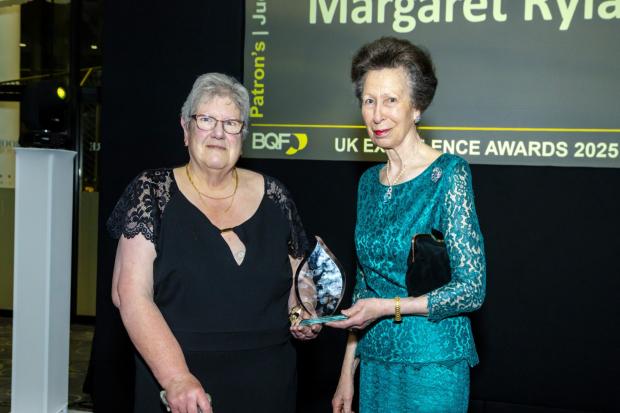 Voluntary Island hero wins award presented by Princess Anne at Wembley ...