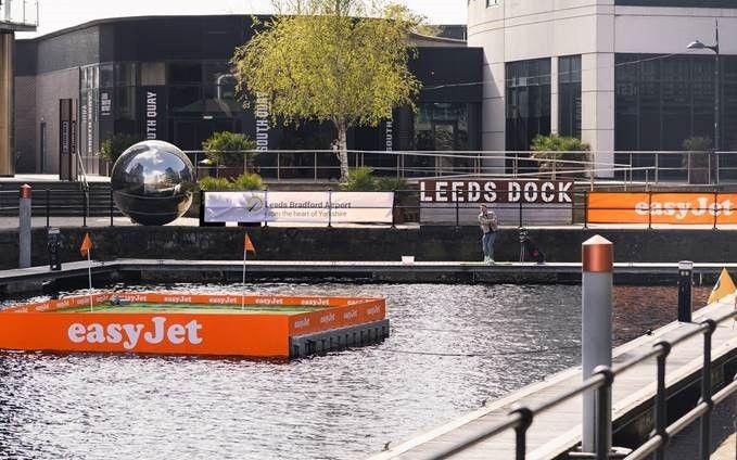Surprise golf challenge launched on Leeds Dock to celebrate new easyJet ...