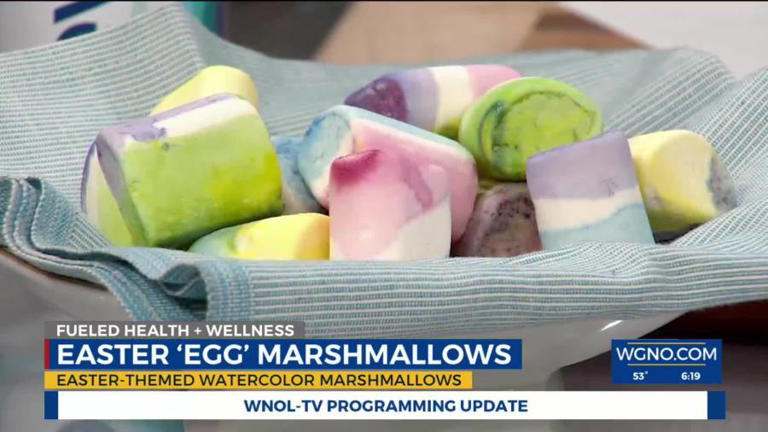 FUELED Wellness + Nutrition | Easter-Dyed ‘Watercolor’ Marshmallows