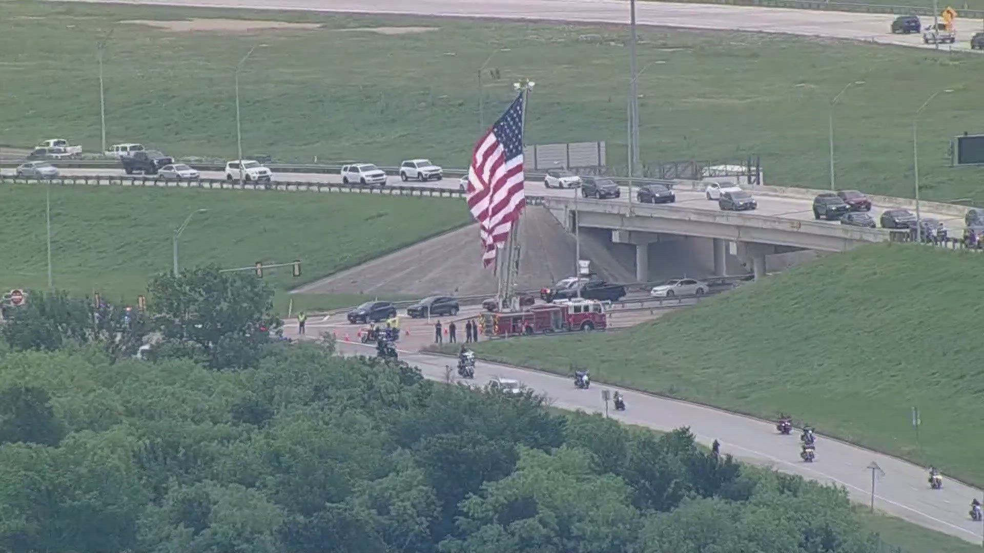 Congressional Medal of Honor motorcade in North Texas