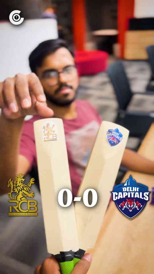 Who’s your pick for today – RCB or DC?🔥