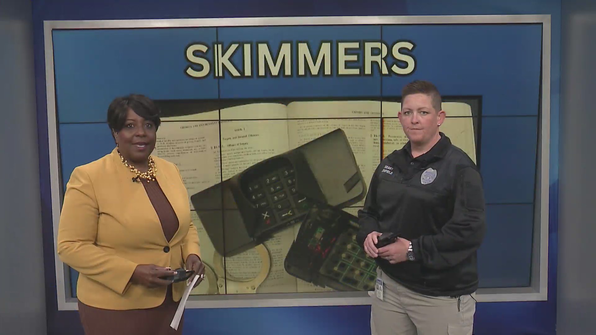 Be aware of skimming devices