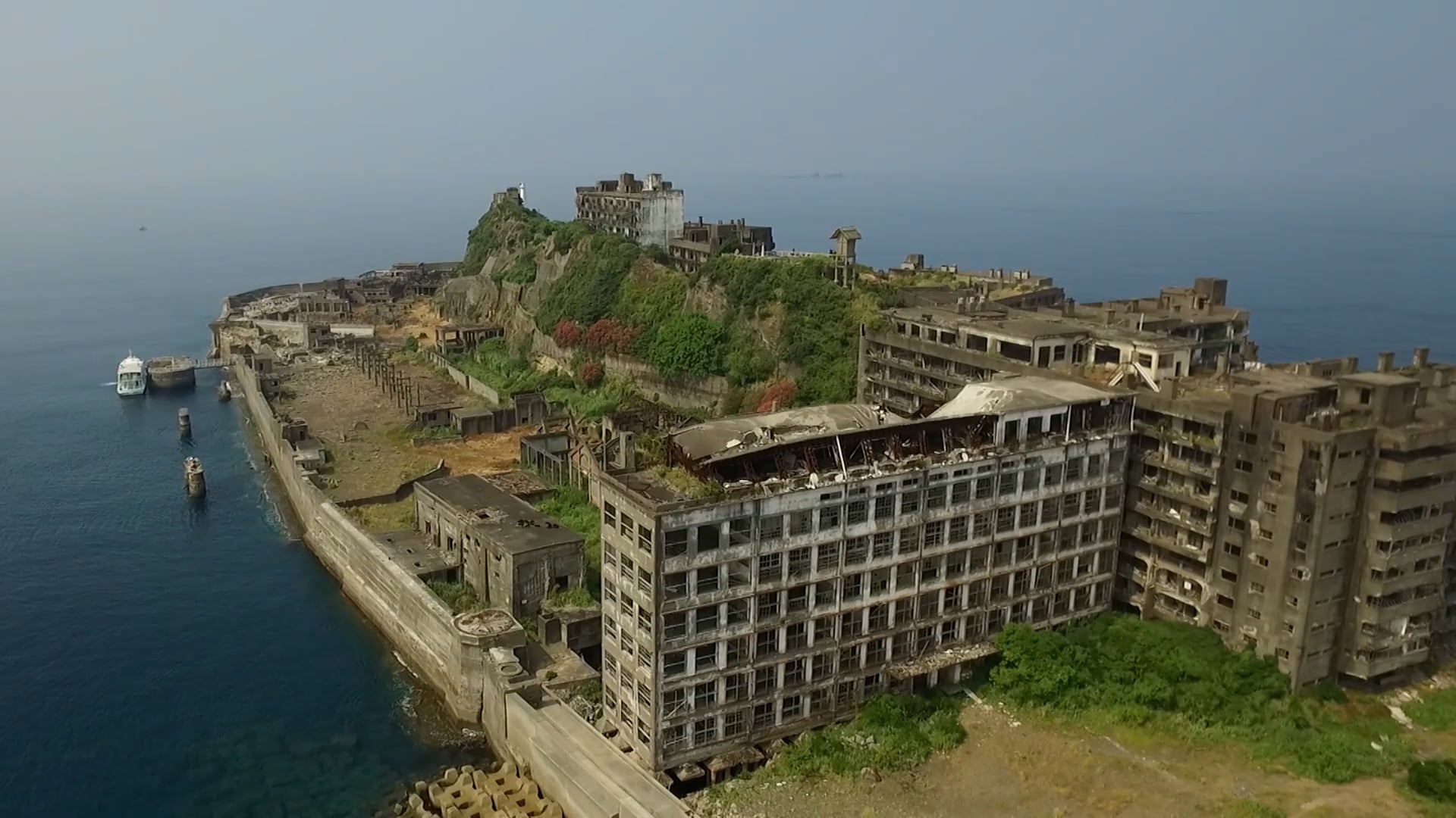 Hashima: Japan's Abandoned Battleship Island Unveiled by Drone
