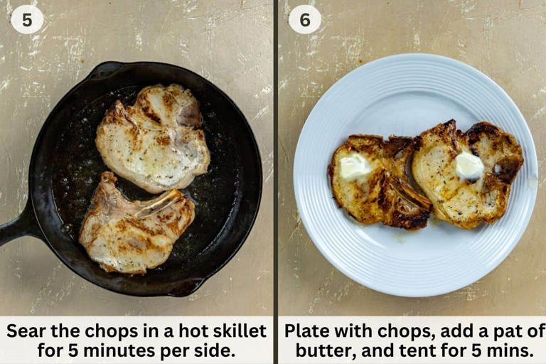 Easy Buttermilk Brined Pork Chops