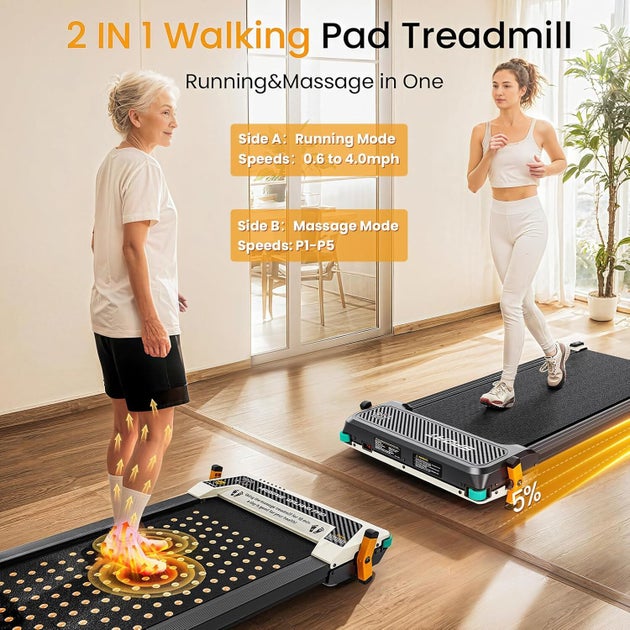 A Walking Pad That Doubles As A Vibrating Foot Massager? It Exists And ...