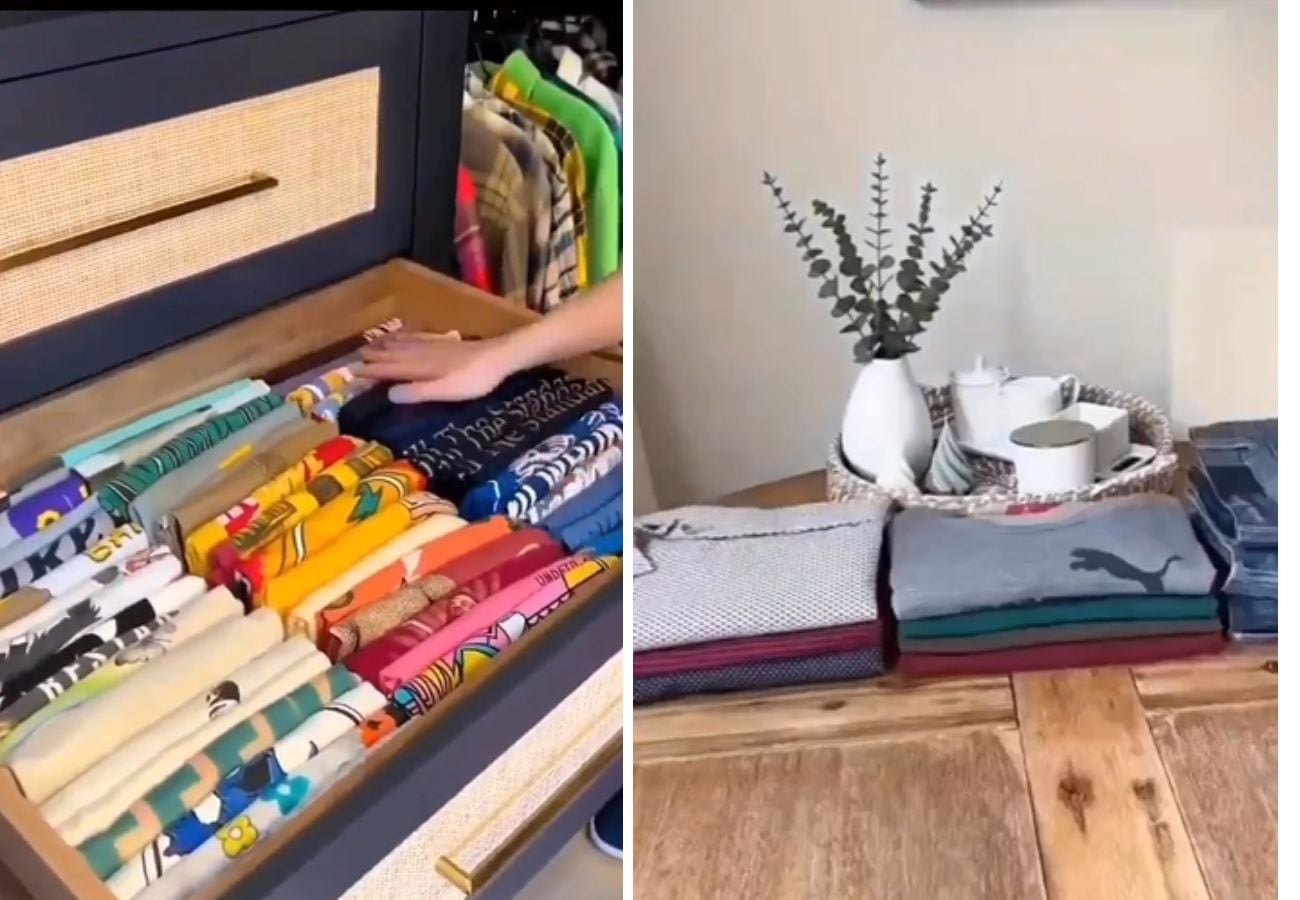 El truco definitivo para organizar la ropa y aprovechar al máximo el ...