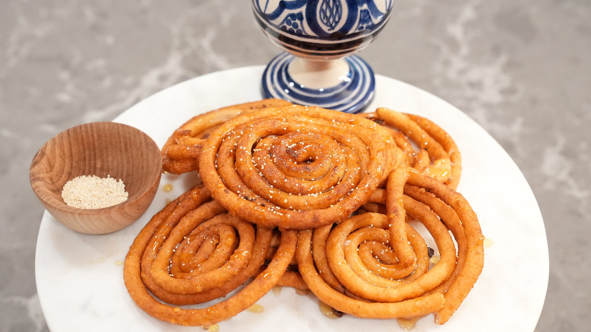 Roman Cheese Fritters (Encytum)