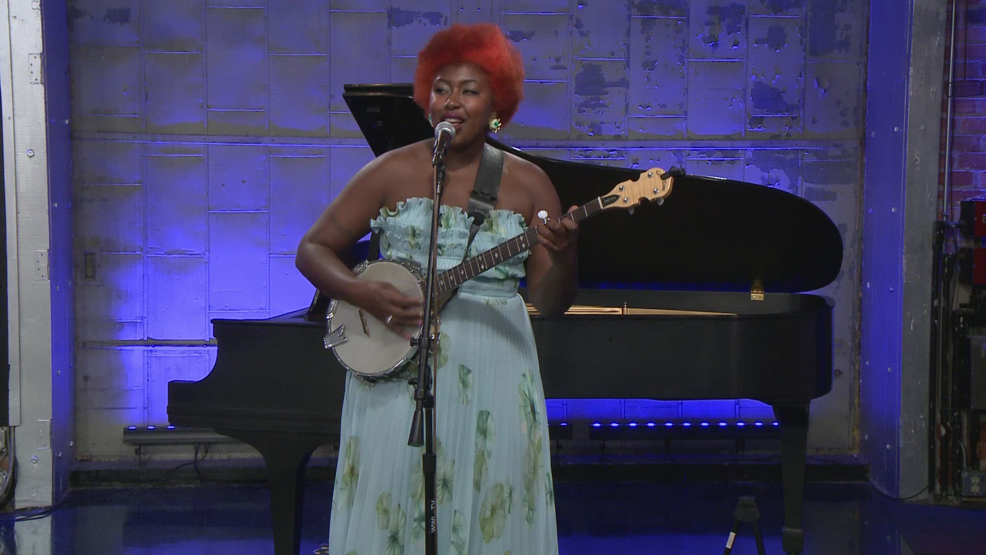 Dusky Waters performs one of her songs, previewing Wednesday at the Square in New Orleans