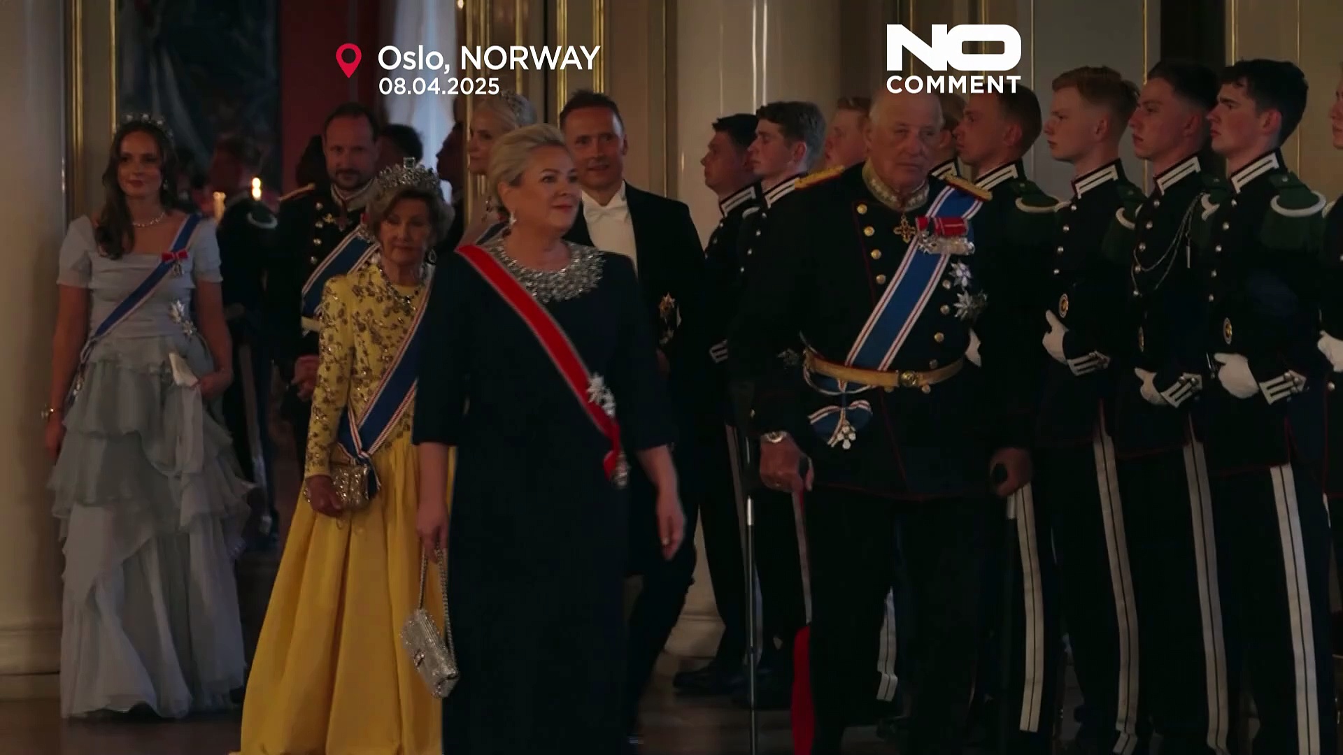 Norway's Princess Ingrid makes state visit debut at palace dinner