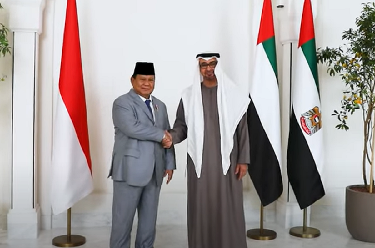 Prabowo Bertemu Presiden UEA MBZ di Abu Dhabi, Sempat Bahas Isu Gaza