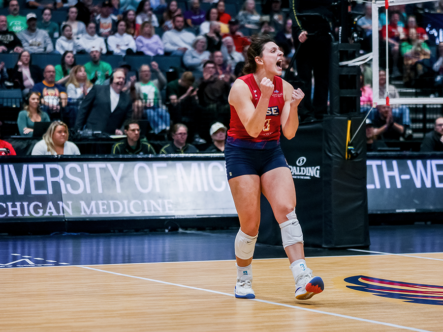 Briggs-Romine Shines Bright in Grand Rapids Sweep, Earns First PVF ...