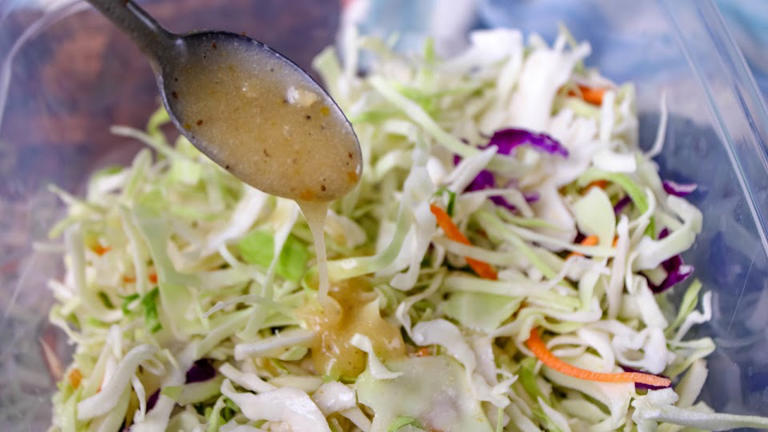 Sweet and tangy, this coleslaw dressing is much better than jarred ...