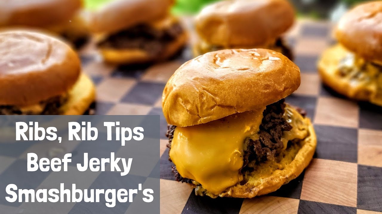 BBQ Ribs, Rib Tips, Beef Jerky, Smashburgers