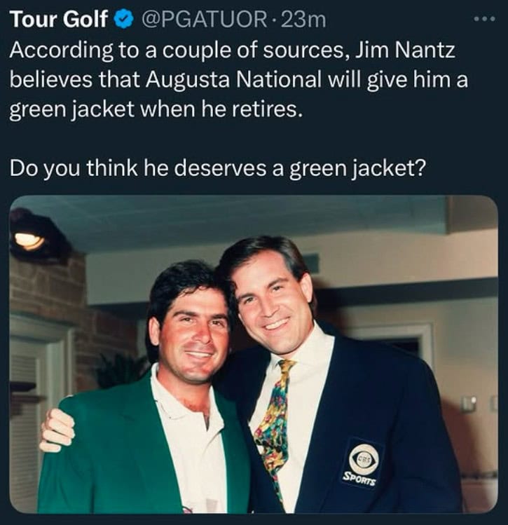 65 Masters Memes And Tweets For Golf Fans Who Treat This Week Like A ...