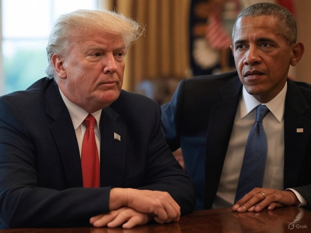 Obama Leads Trump by 6 Points in Hypothetical 2028 Presidential ...