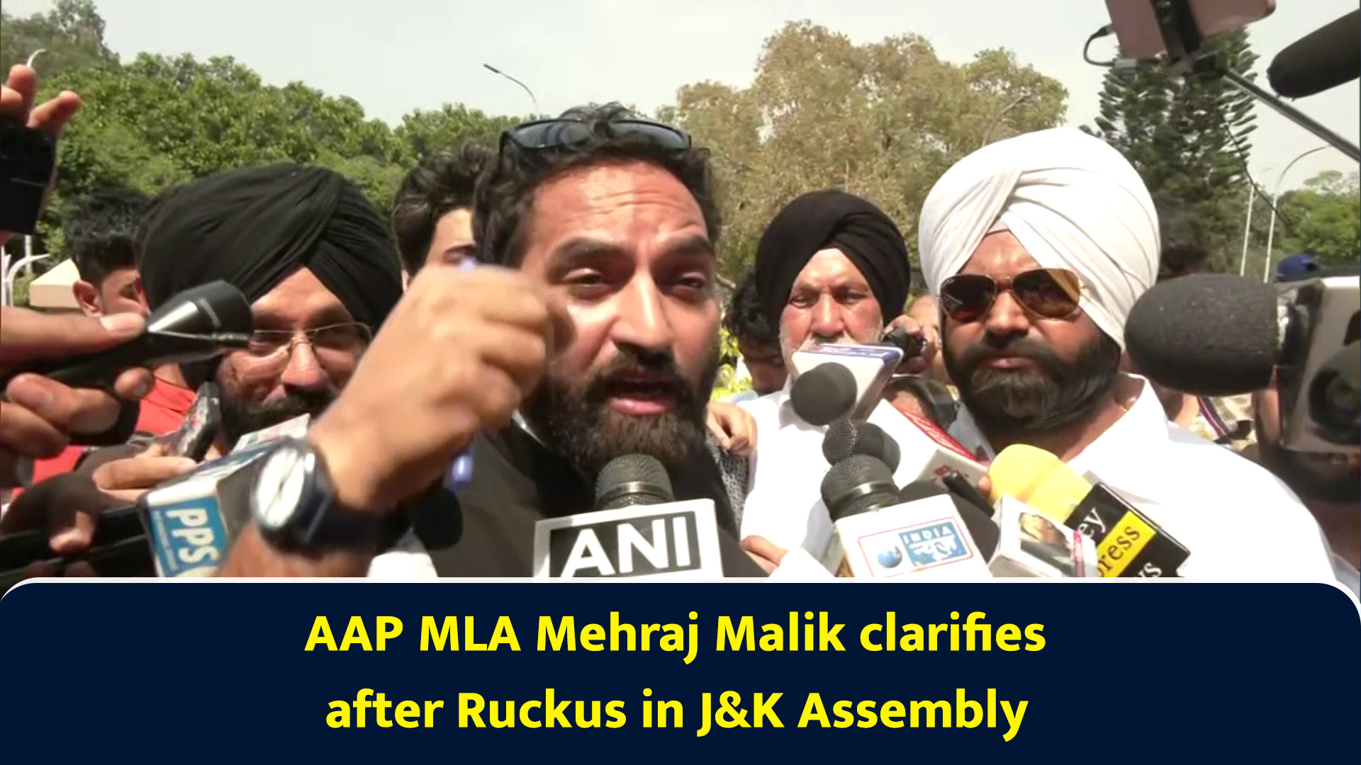 AAP MLA Mehraj Malik clarifies after Ruckus in J&K Assembly