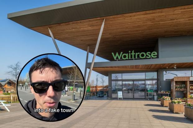 Local estate described as 'fake town' impresses visiting viral TikTokers