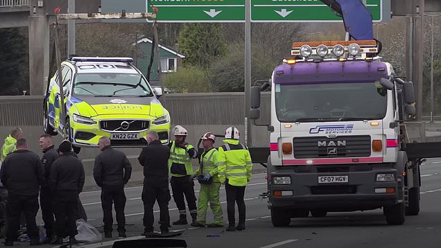 Seven police officers taken to hospital after multi-vehicle crash ...