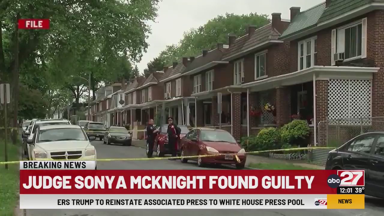 Dauphin County Judge Sonya McKnight found guilty
