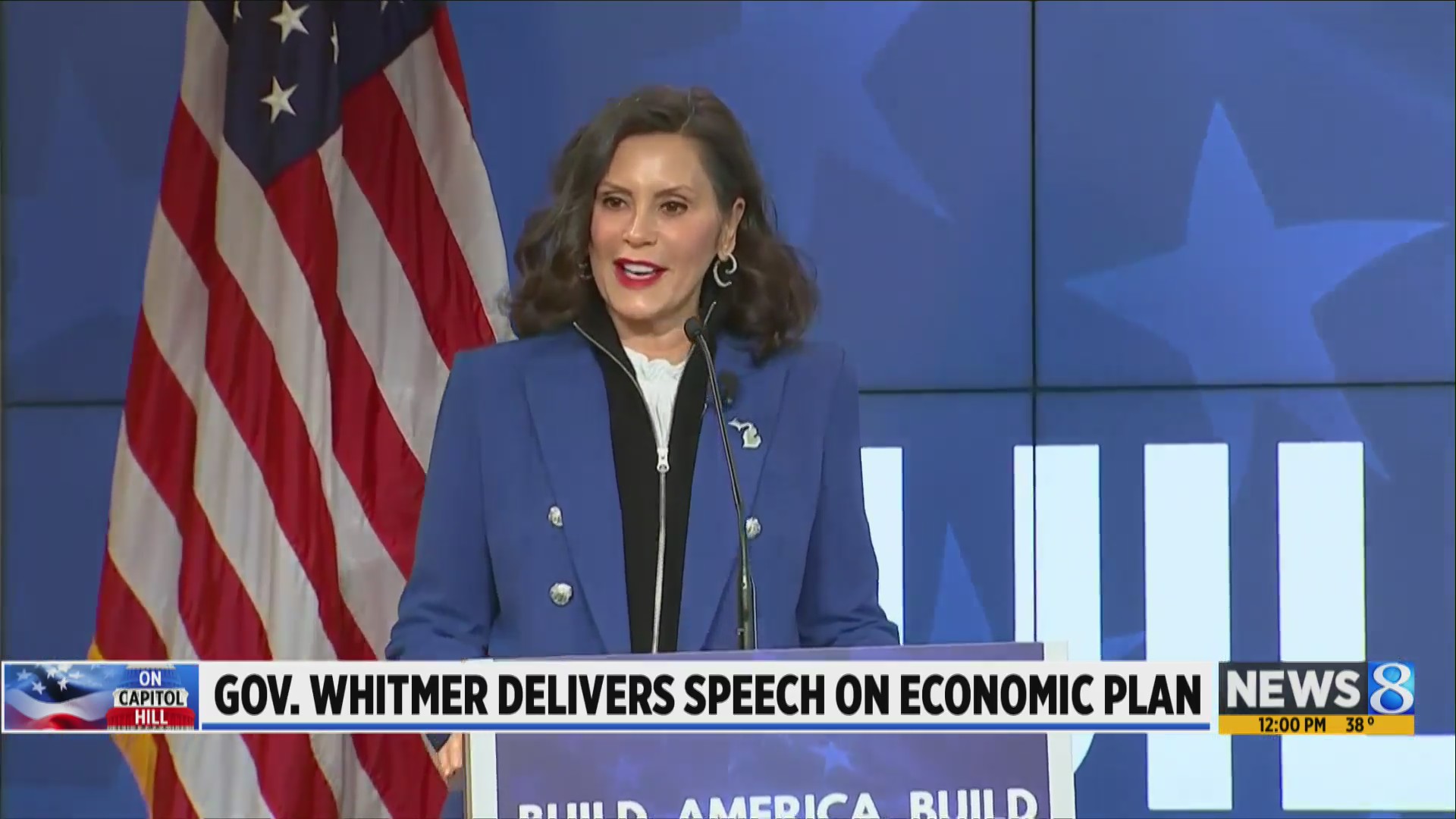 Gov. Whitmer delivers speech on economic plan