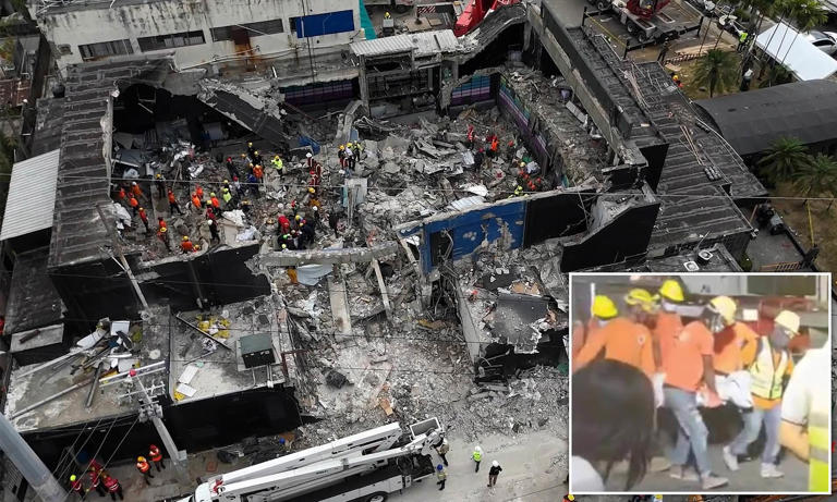 Listen to sobs and screams as dozens died in collapsed club