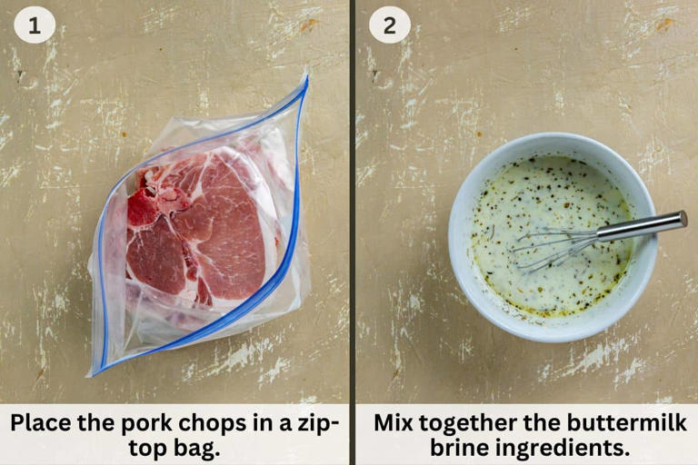 Easy Buttermilk Brined Pork Chops