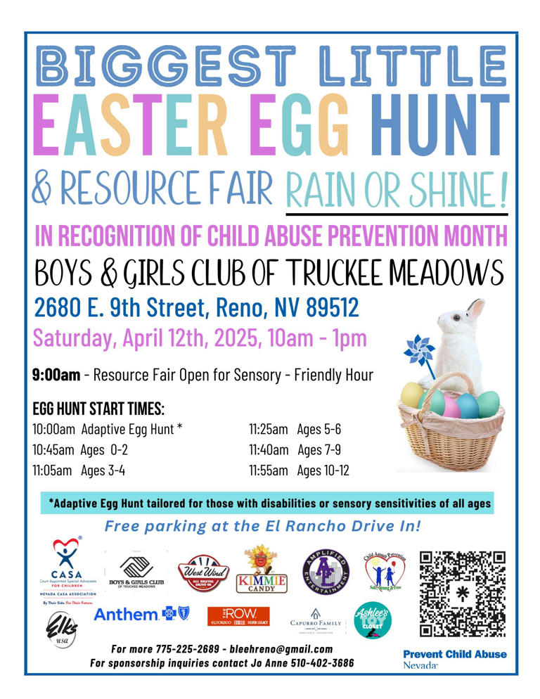 Biggest Little Easter Egg Hunt and Resource Fair comes to the Boys and Girls Club of Truckee Meadows