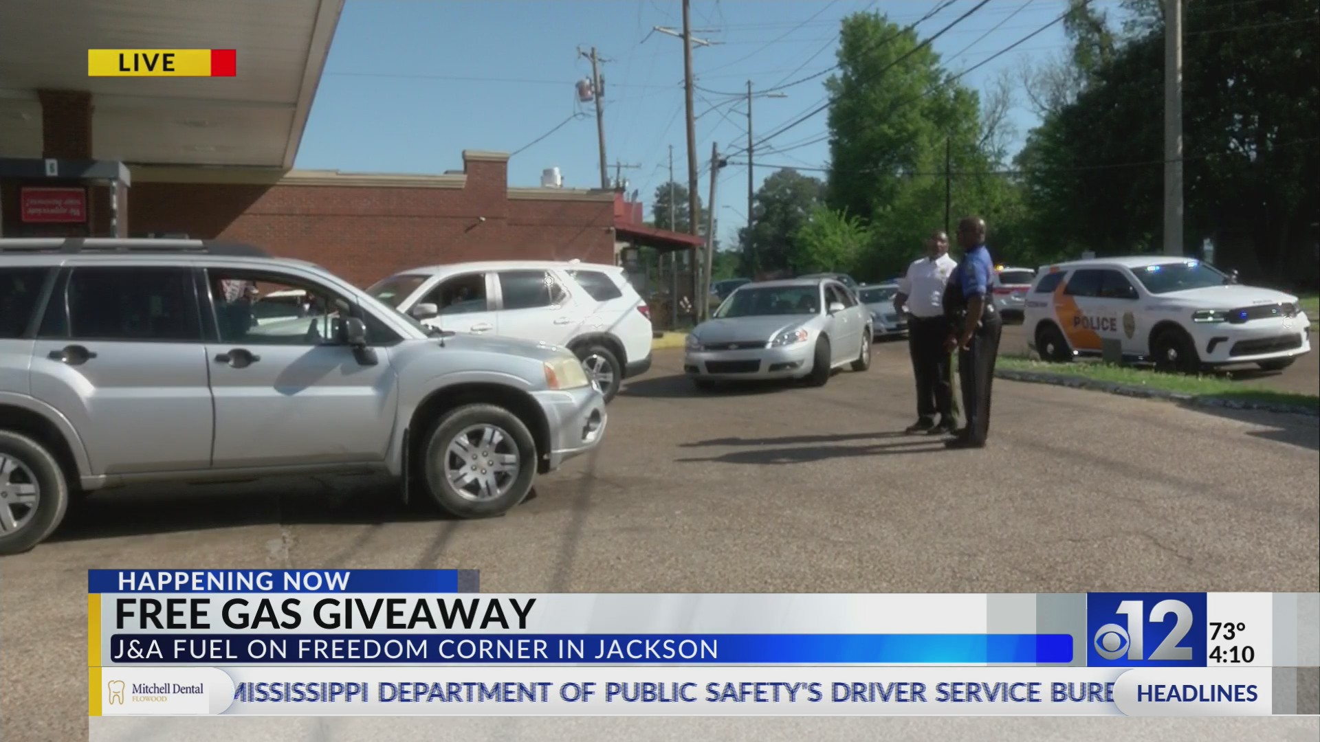 Belle Collective holds free gas giveaway in Jackson
