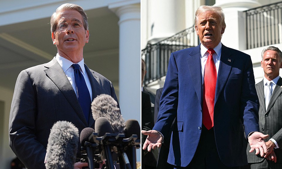 Scott Bessent addresses reporters after Trump's tariffs announcement