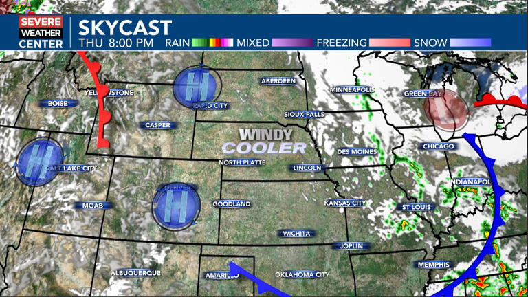 Thursday Forecast: Winds increase...and temperatures decrease